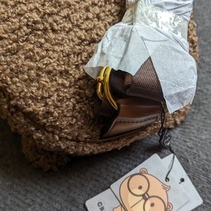 cream bear | Bags | Brown Bear Plush Mini Backpack Bnwt | Poshmark
